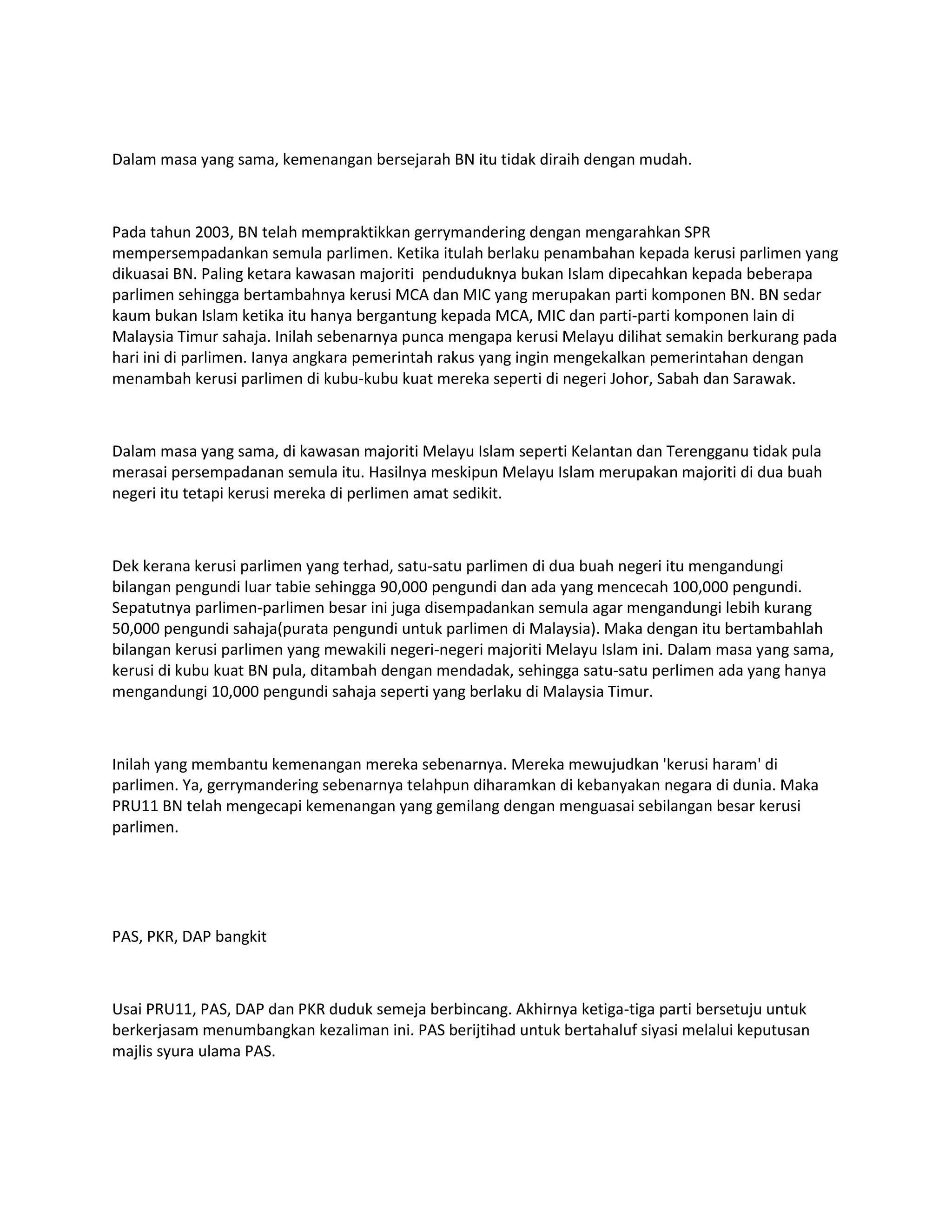 Gerrymandering Percaturan Licik Pdf