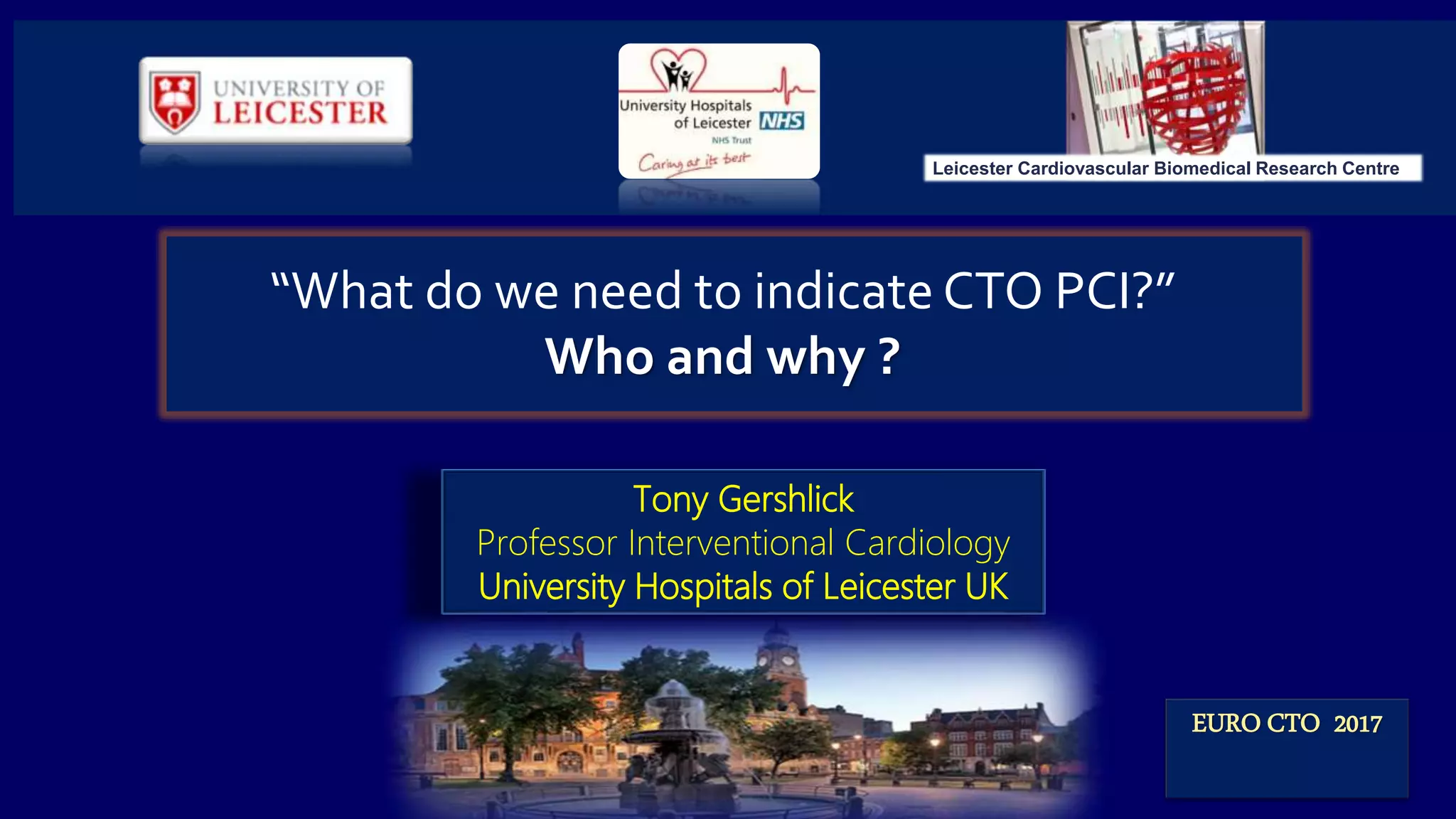 What do we need to indicate CTO PCI? | PPT