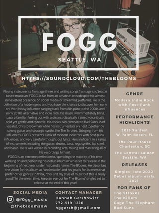 FOGG One-Sheet | PDF