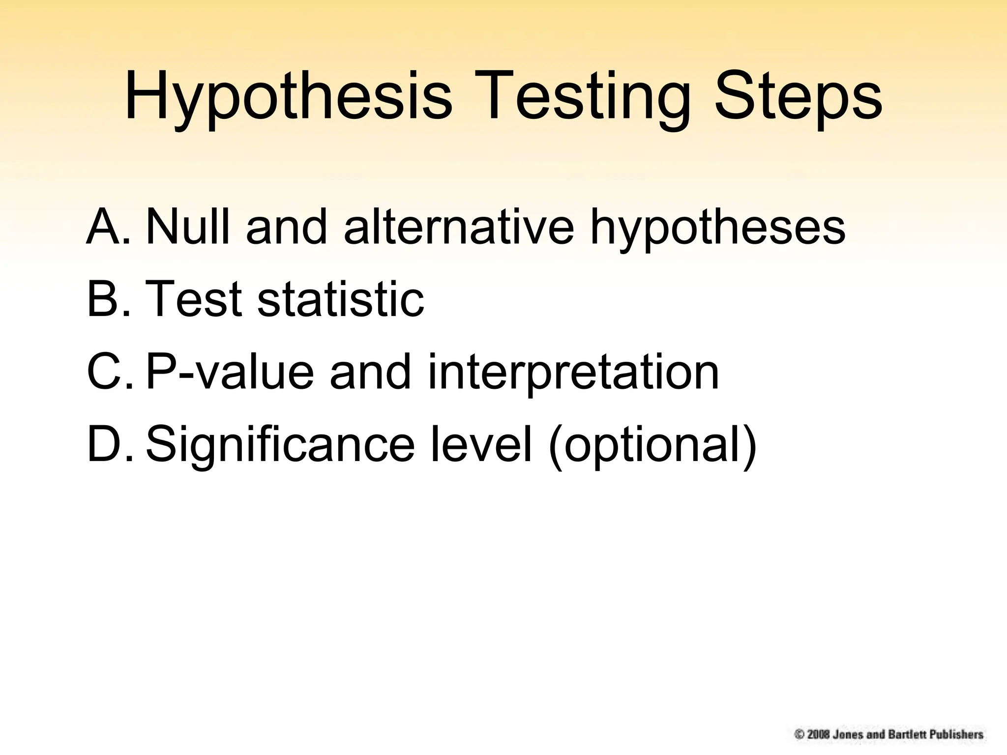 hypotesting lecturenotes by Amity university | PPT