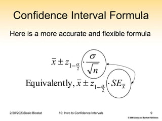 Basics of Confidence Intervals | PPT