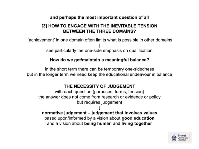 Gert Biesta: What really matters in education | PPTX | Education