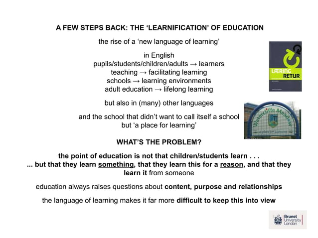 Gert Biesta: What really matters in education | PPTX | Education