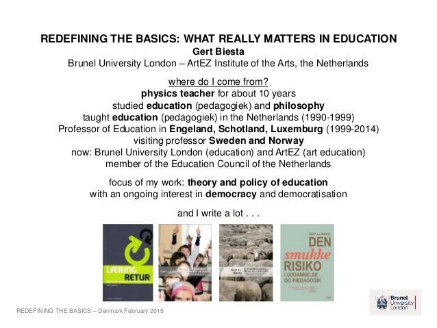 Gert Biesta Quotes