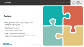 Scriban for SXA with unlimited potential | PPT