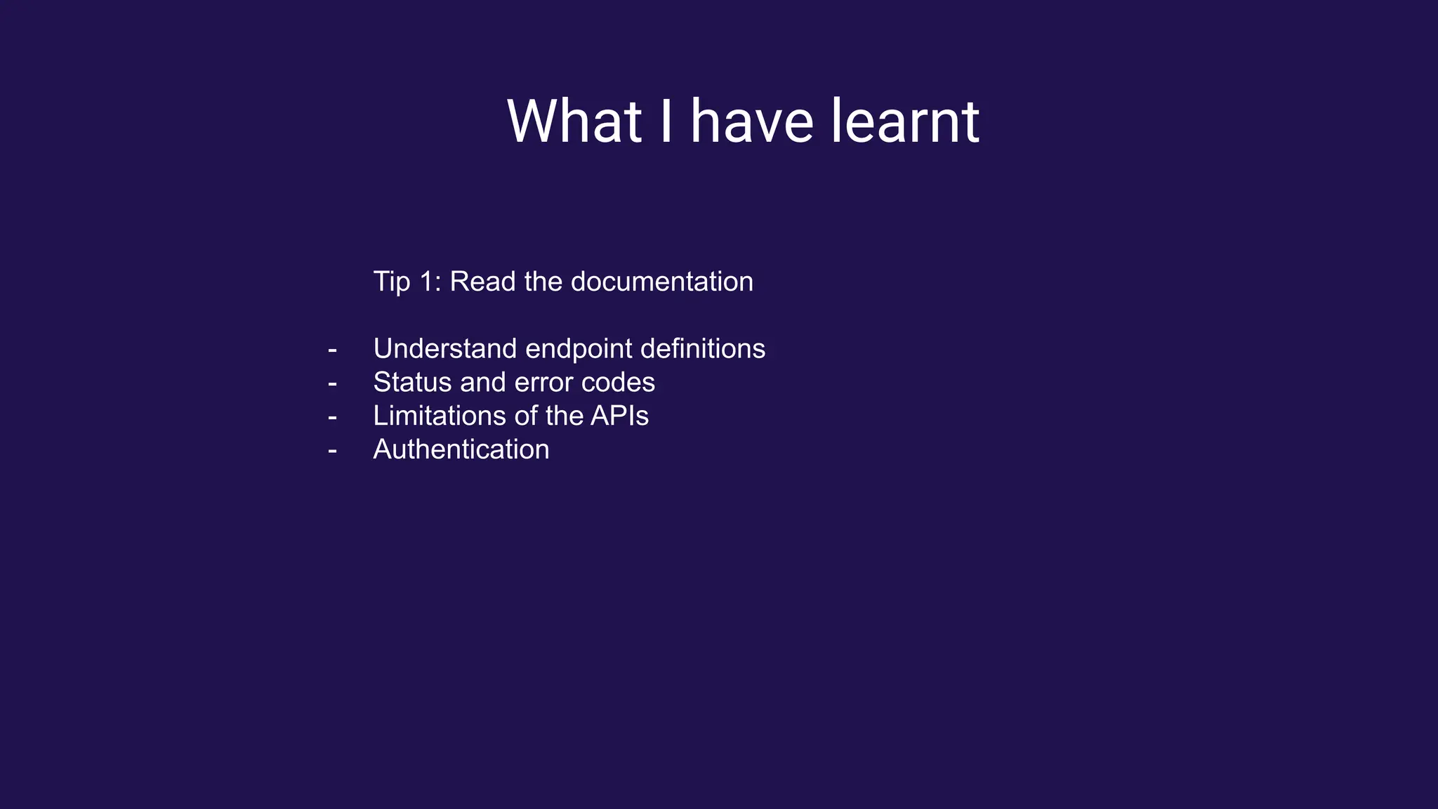 Navigating API Documentation: Tips from the Trenches | PPT Navigating API Documentation: Tips from the Trenches | PPT