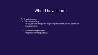 Navigating API Documentation: Tips from the Trenches | PPT