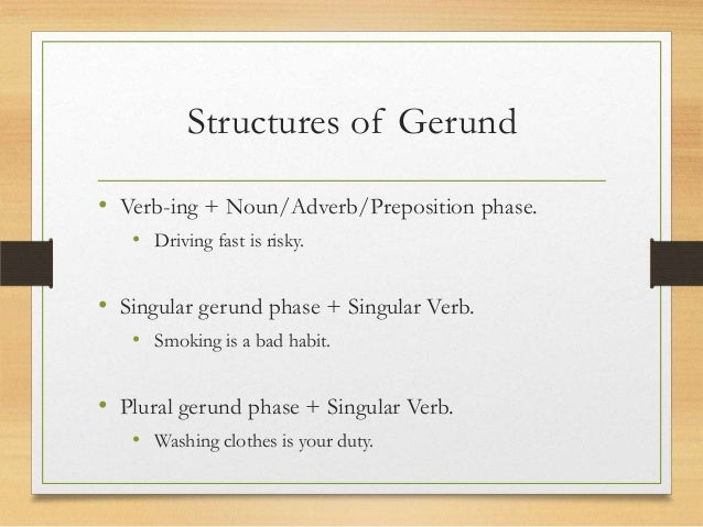 Gerund