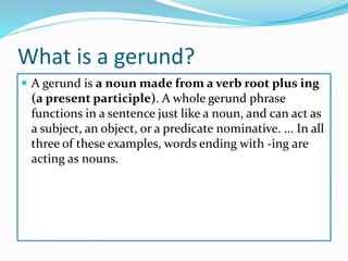 Gerund | PPT