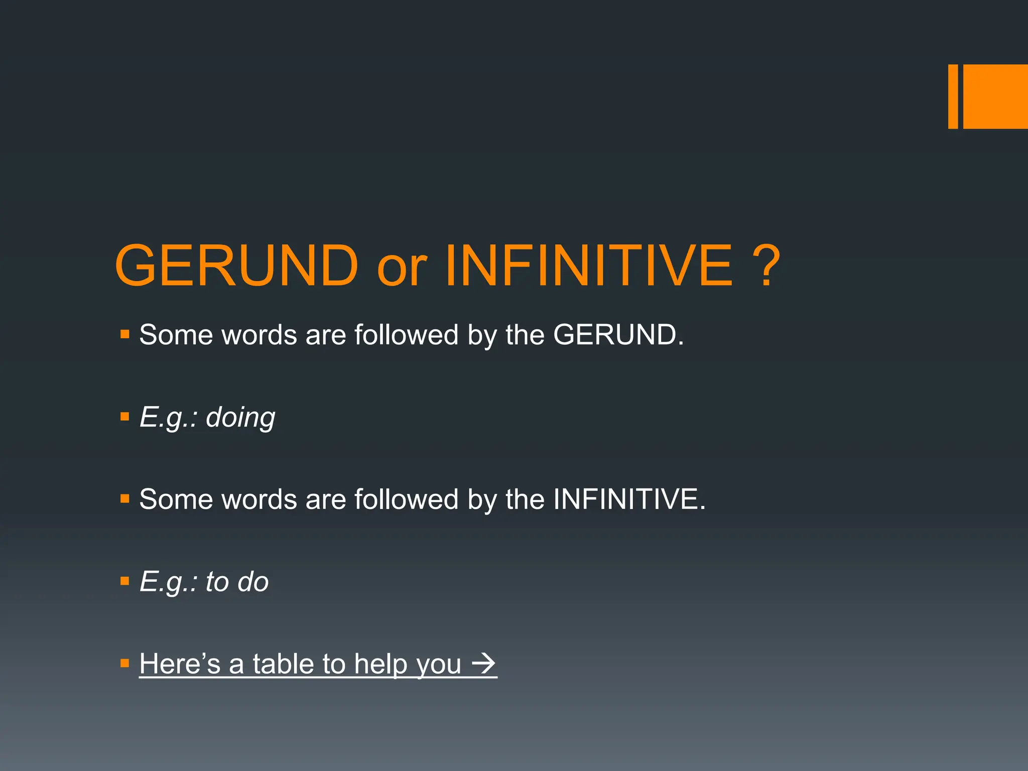 gerund-and-infinitive.pptx How to use them | PPTX