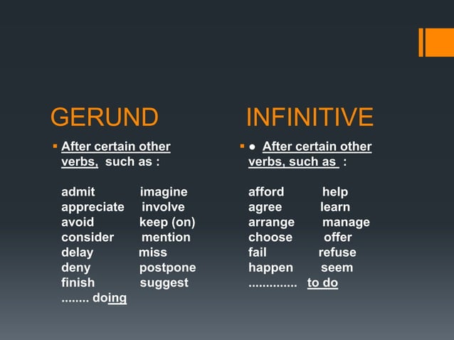 gerund-and-infinitive.pptx How to use them | PPT