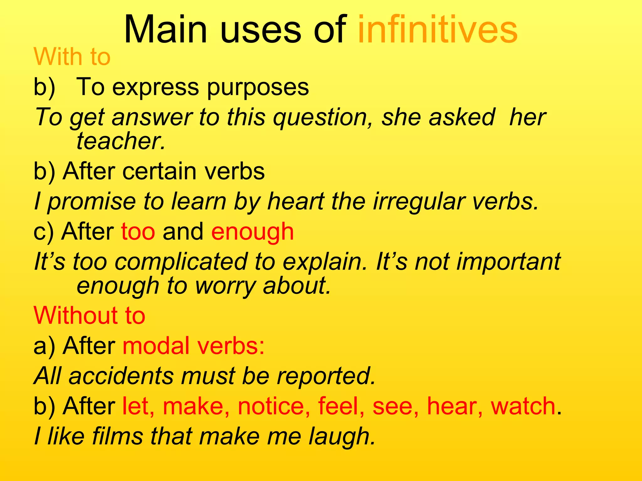 Gerund vs-invinitive | PPT