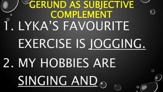 Gerund and its uses | PPTX