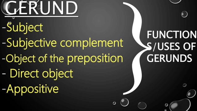 Gerund and its uses | PPTX | Fitness and Exercise | Healthy Living