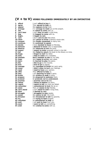 Gerund&infinitive | DOCX