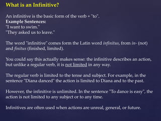 Gerund, Infinitive.pptx | Resume Writing and Advice | Job Search