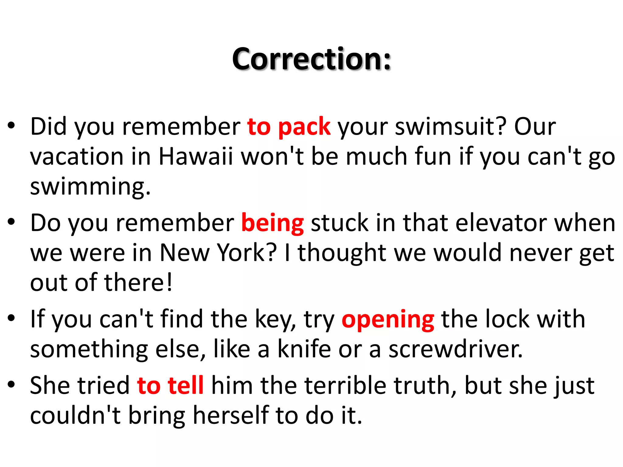 Gerund, infinitive or both | PPSX | Resume Writing and Advice | Job Search