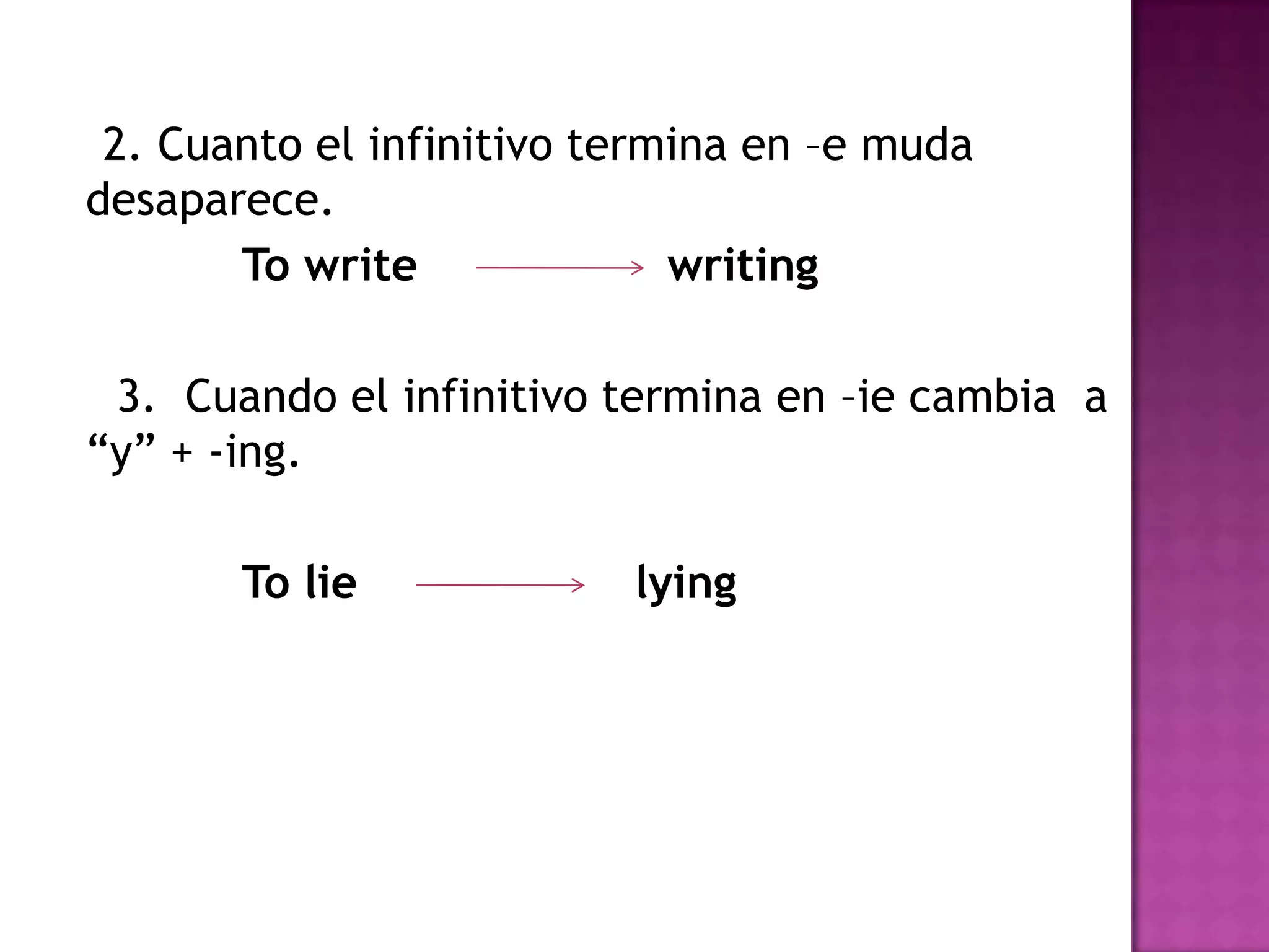 Gerundio/ Presente progressivo | PPTX