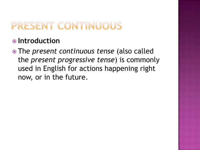 Gerundio/ Presente progressivo | PPTX