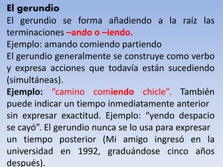 Gerundio | PPTX