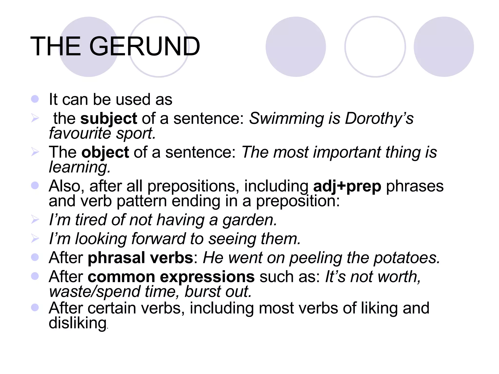 Gerund Or Infinitive | PPT