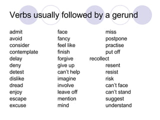 Gerund Or Infinitive | PPT