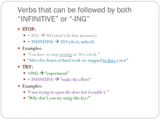 Gerund Or Infinitive | PPT