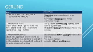 Gerund or infinitive | PPTX