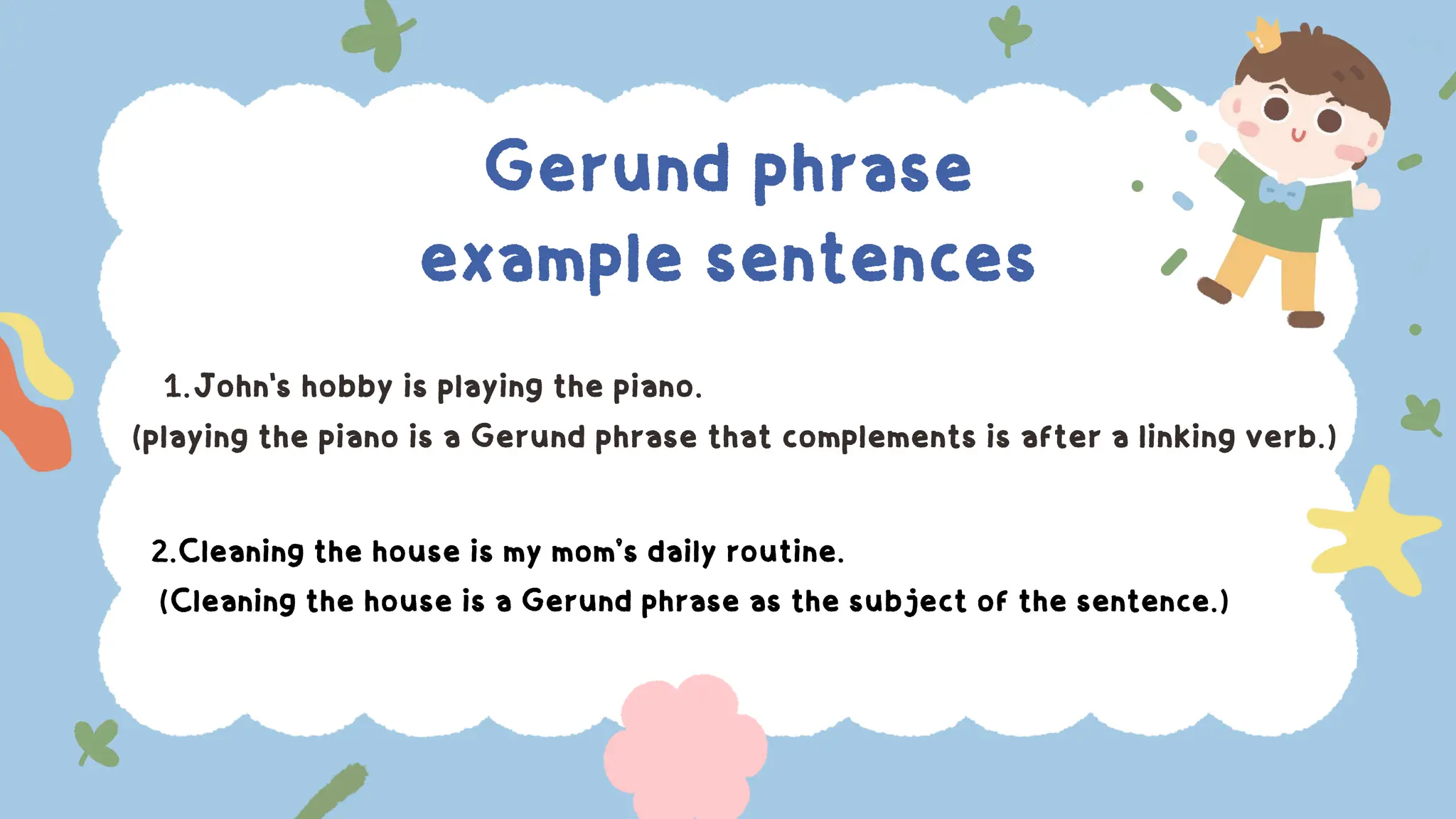 Gerund Phrase for high school studentspptx | PPTX