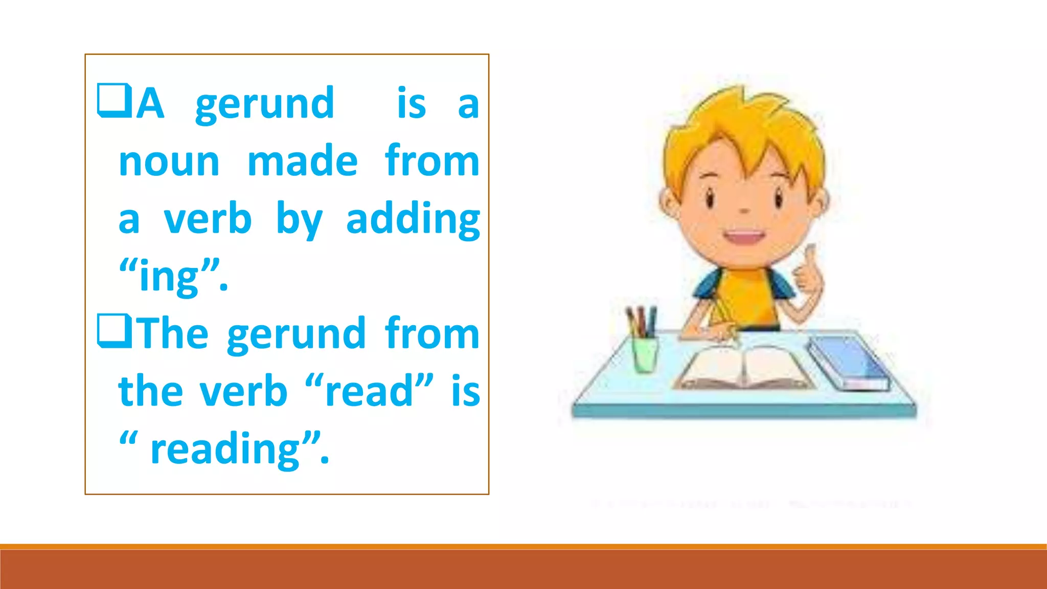 Gerund ppt | PPTX