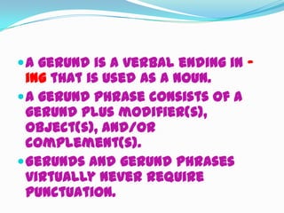 Gerunds | PPTX