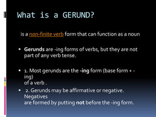 Gerunds | PPT