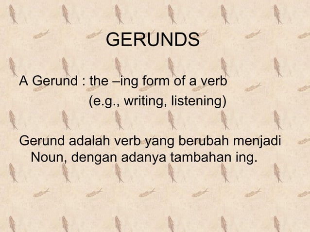 Gerunds | PPT