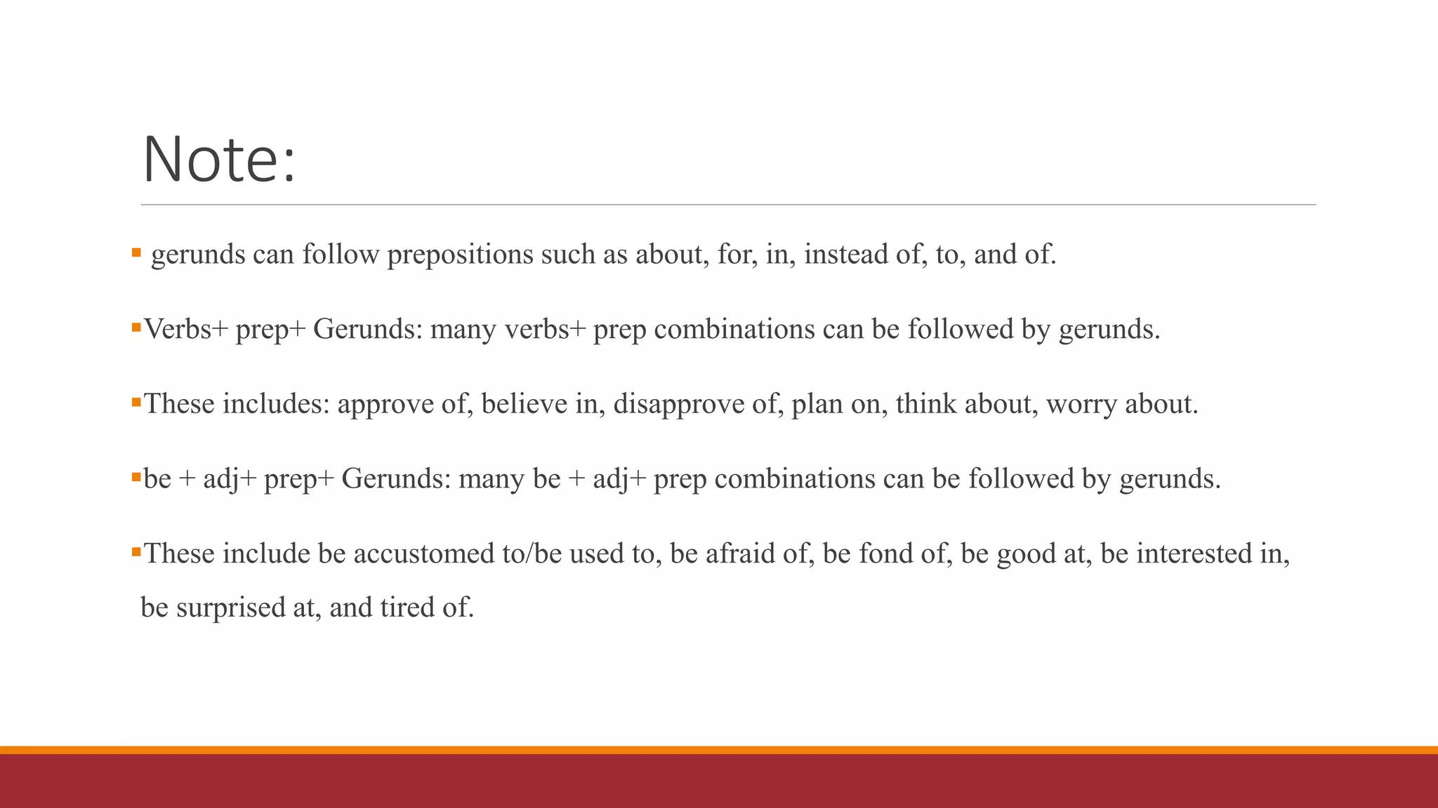 Gerunds: as subjects and objects | PPTX