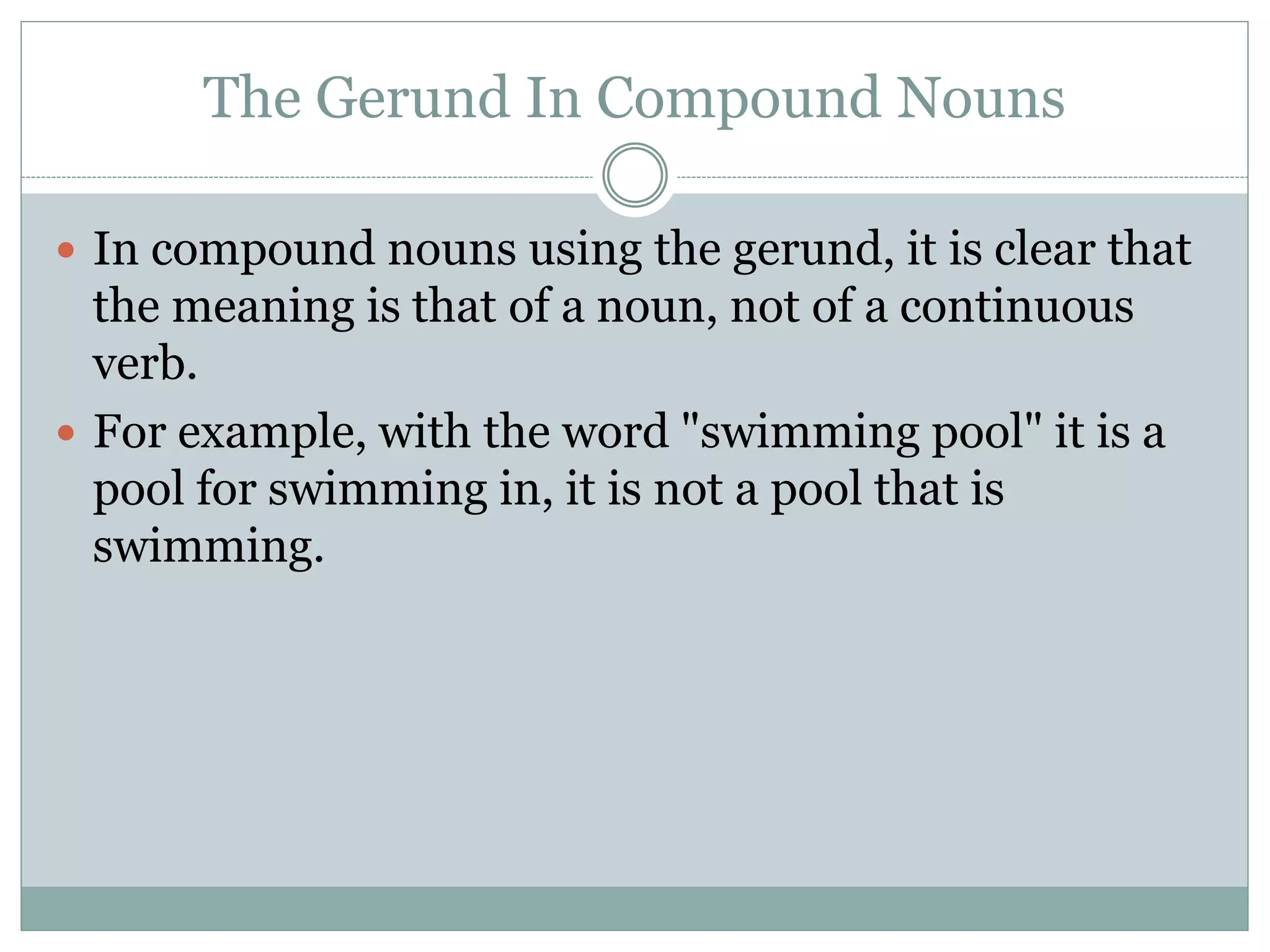 Gerunds | PPTX