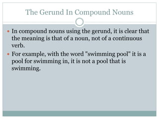 Gerunds | PPTX