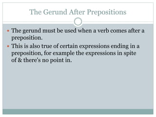 Gerunds | PPTX