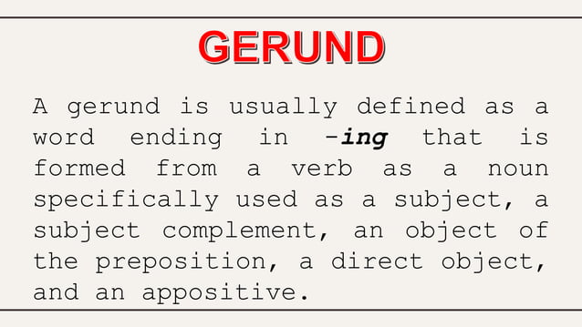 GERUNDS AND ITS USES ENGLISH 9 THIRD QUARTER.pptx