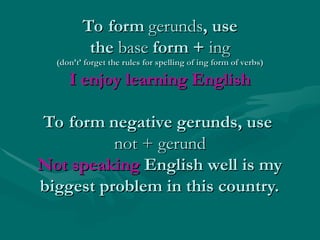 infinitives_gerunds_ESL grammar lesson.ppt