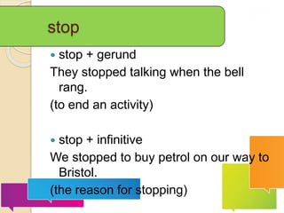 Gerunds and-infinitives-with-a-change-in-meaning-grammar-drills 49975 ...