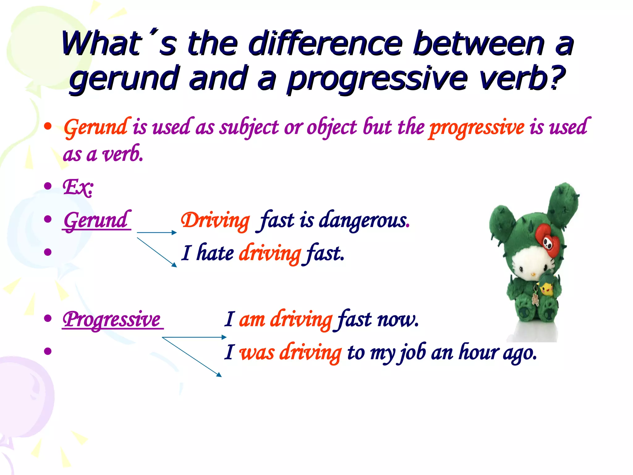 Gerunds & Infinitives | PPT