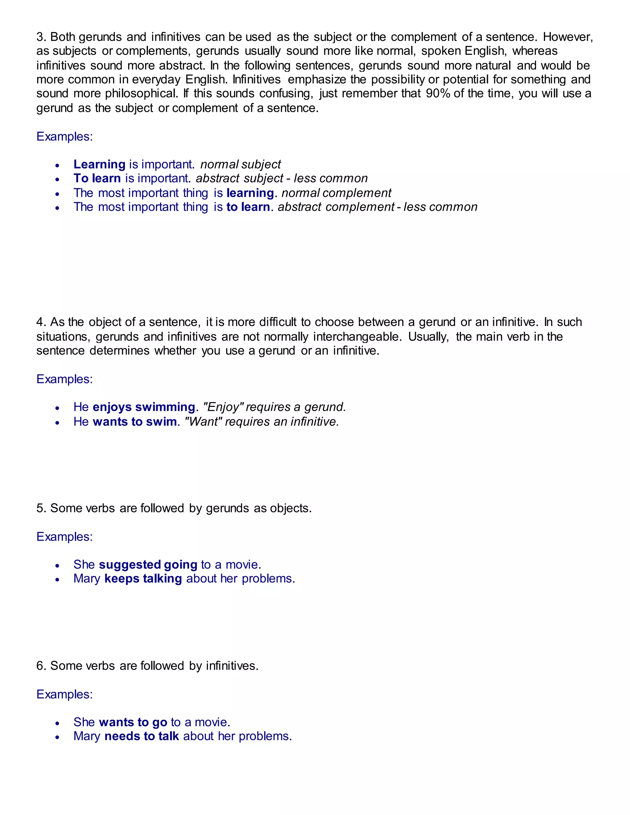 Gerunds introduction | DOCX