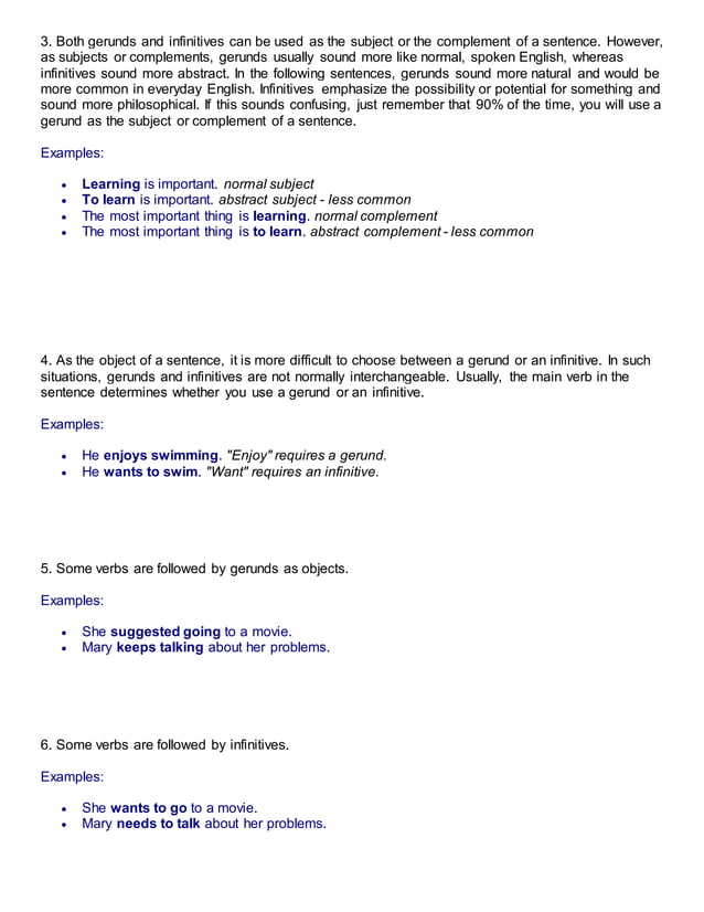 Gerunds introduction | PDF