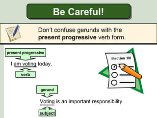 Gerunds subject object longman | PPS