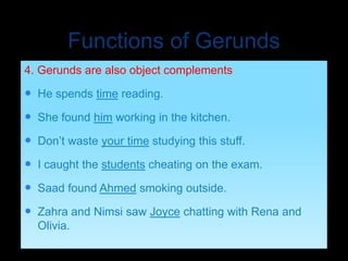 Gerunds5 cde | PPT