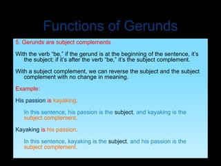 Gerunds5 cde | PPT