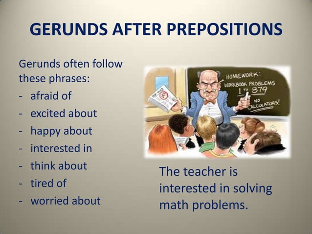 Gerunds after prepositions | PPTX