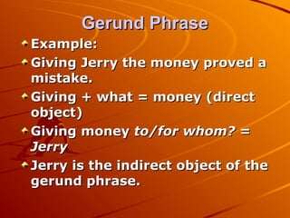 Gerund for English 9 Grade English Grade for Cambbridge | PPT