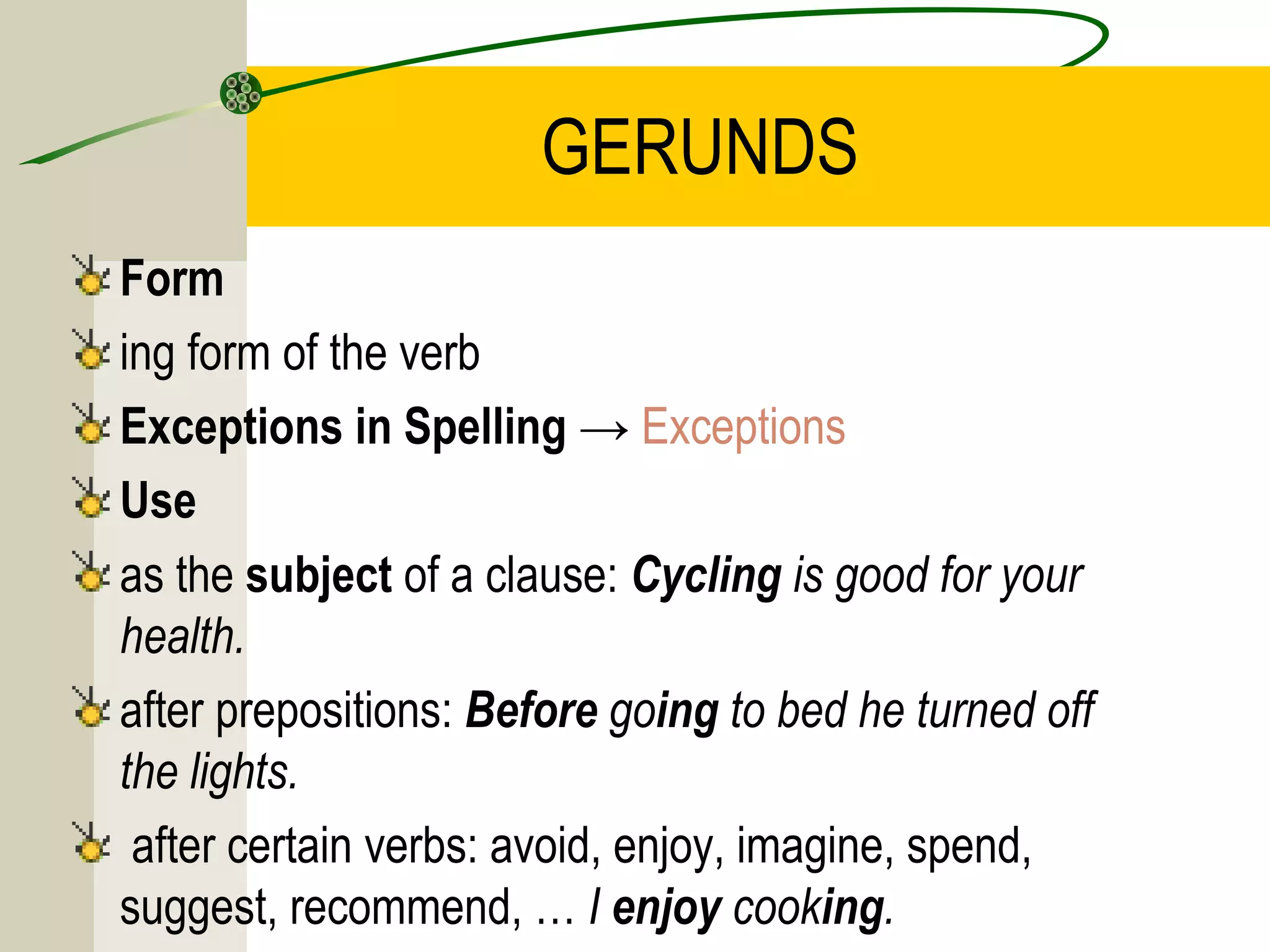 Gerundsandinfinitives | PPT