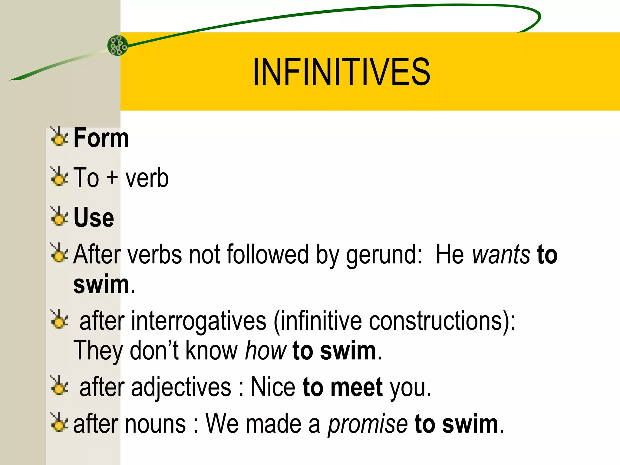 Gerundsandinfinitives | PPT